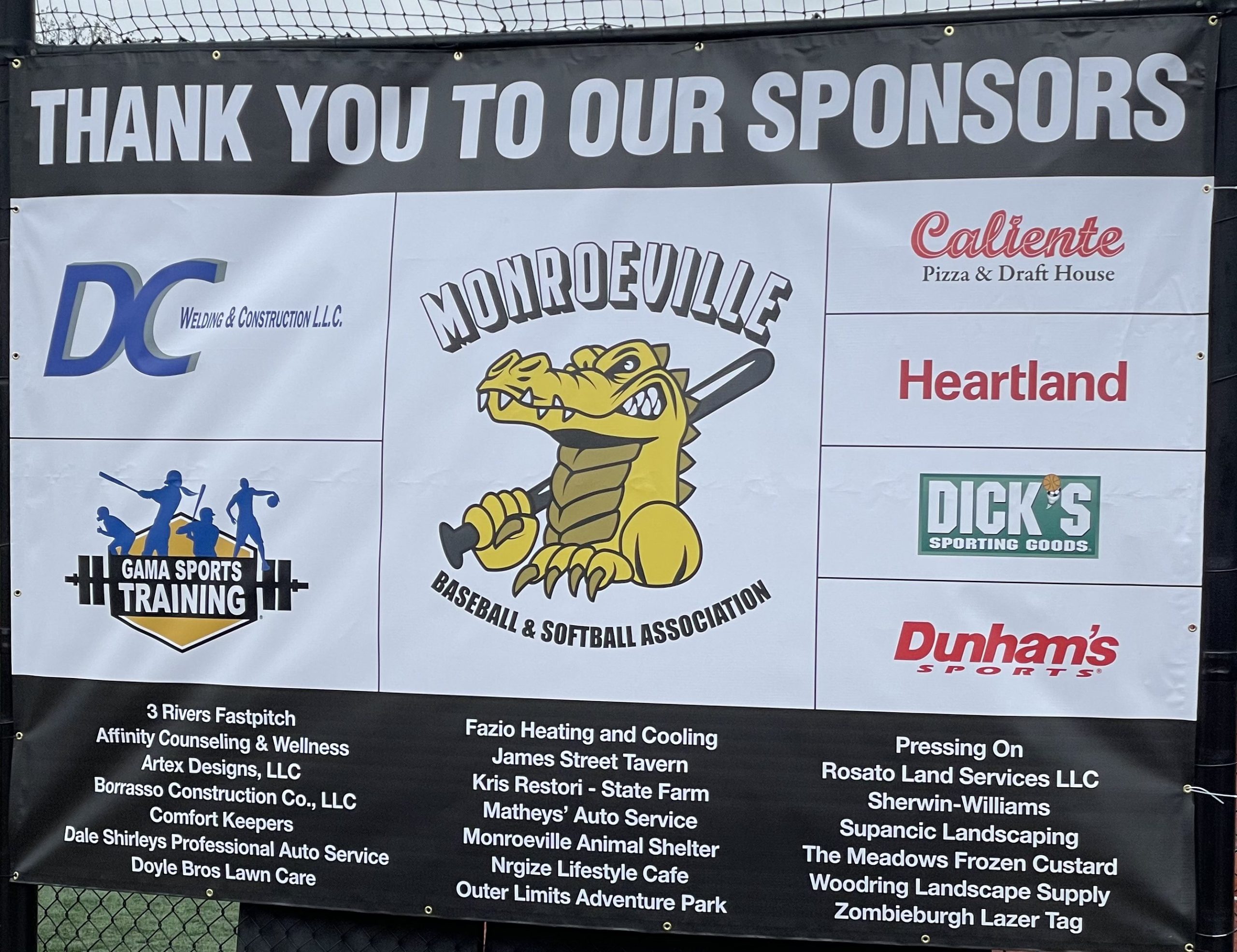 Sponsor – Monroeville Baseball & Softball Association