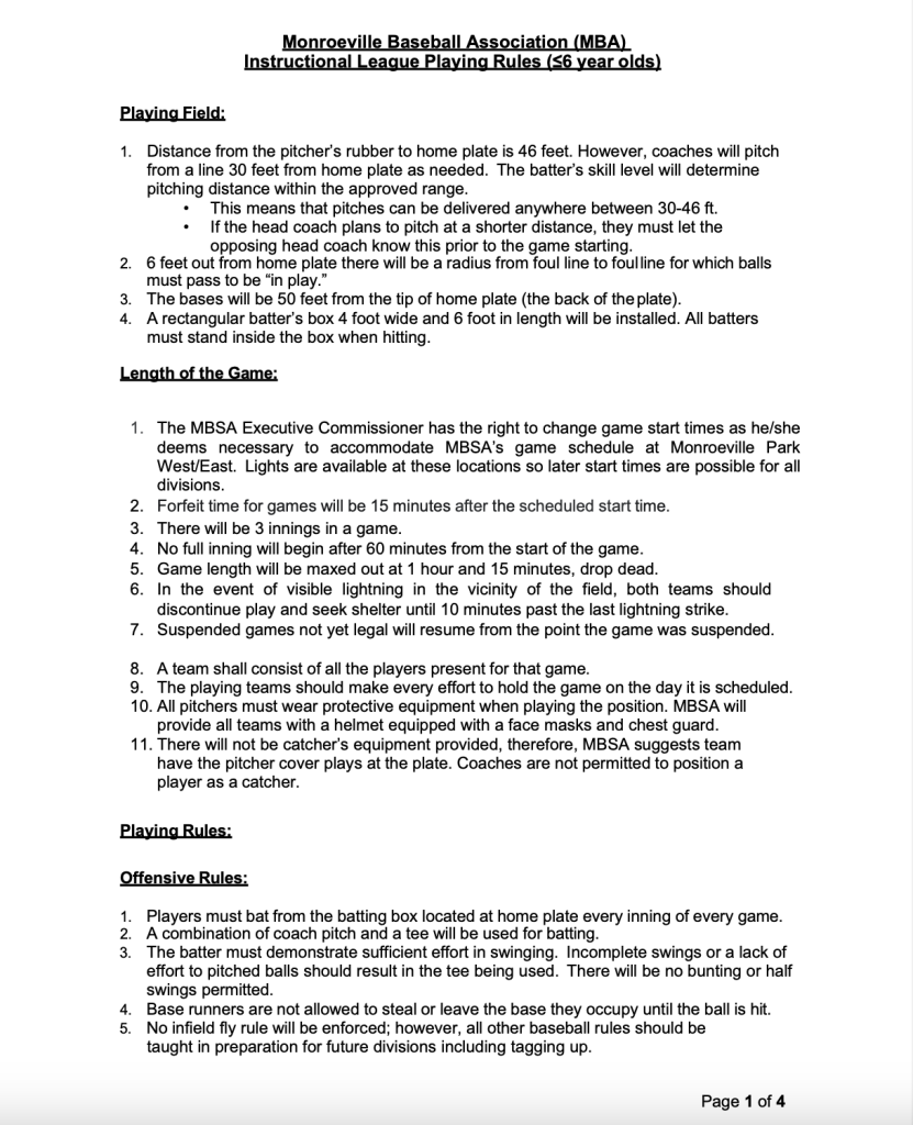 Coaches – Monroeville Baseball & Softball Association